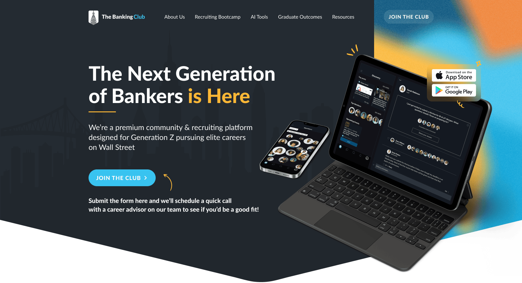 The Banking Club The Banking Club - The Next Generation of Bankers is Here